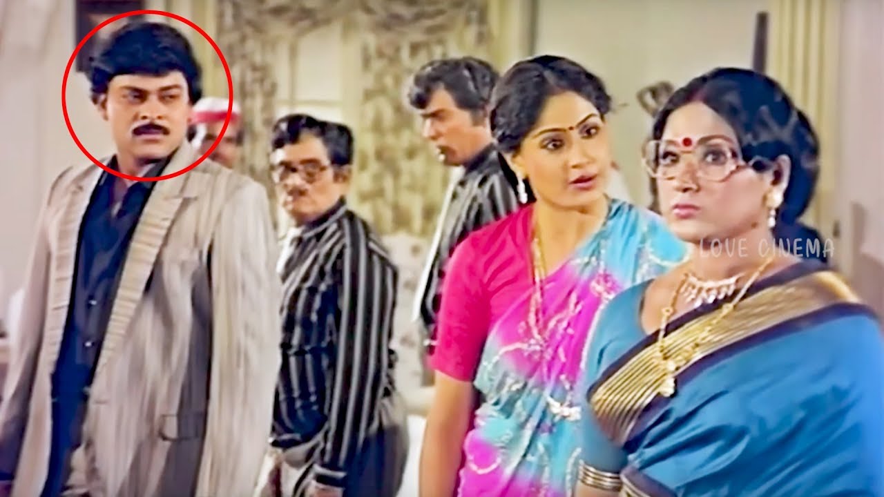 Chiranjeevi & Vijaya Shanthi Old Blockbuster Movie Emotional Scene ...