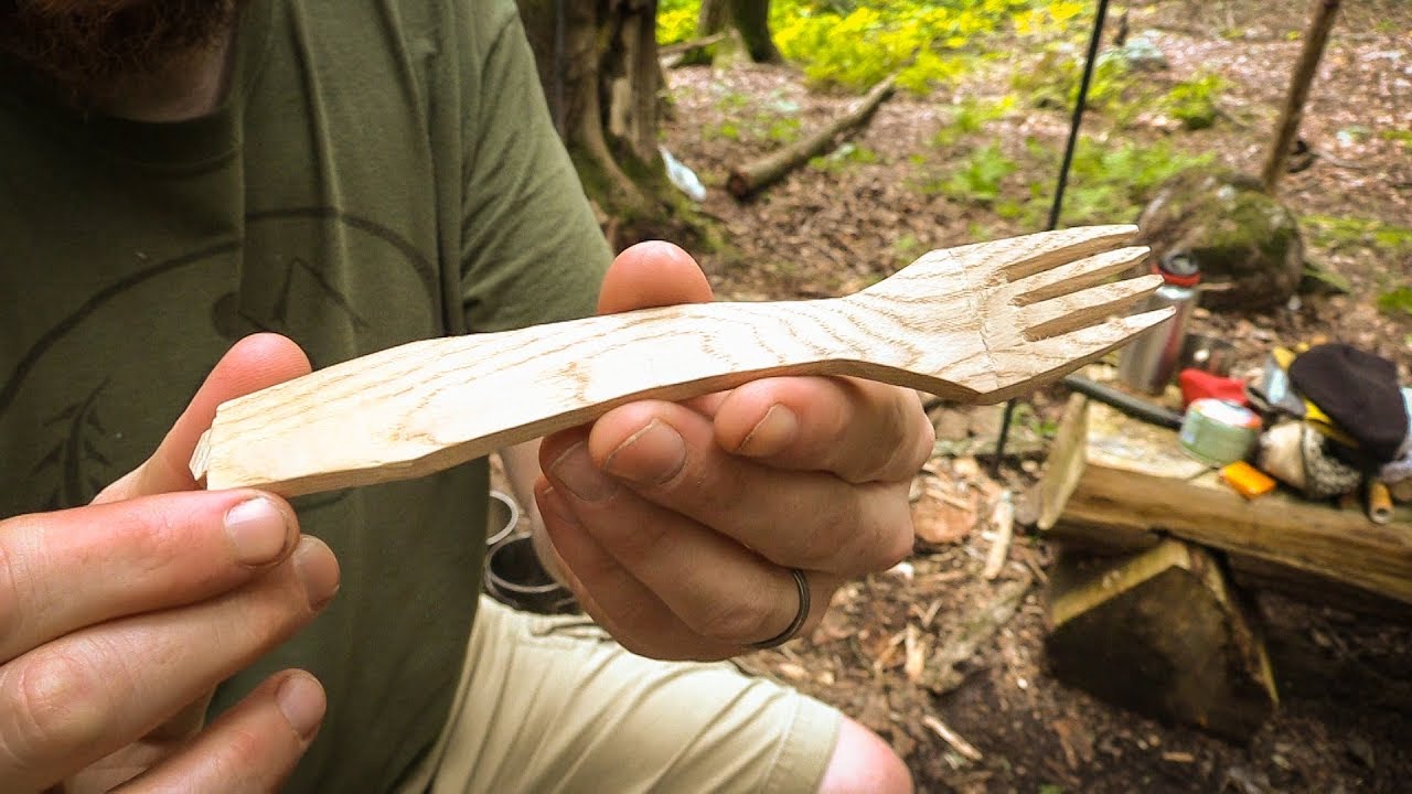 Bushcraft Skills - Carving a Fork | Self Reliance - YouTube