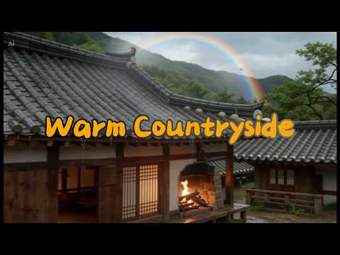 Warm Countryside(R) - - - Korean Cozy Fireplace