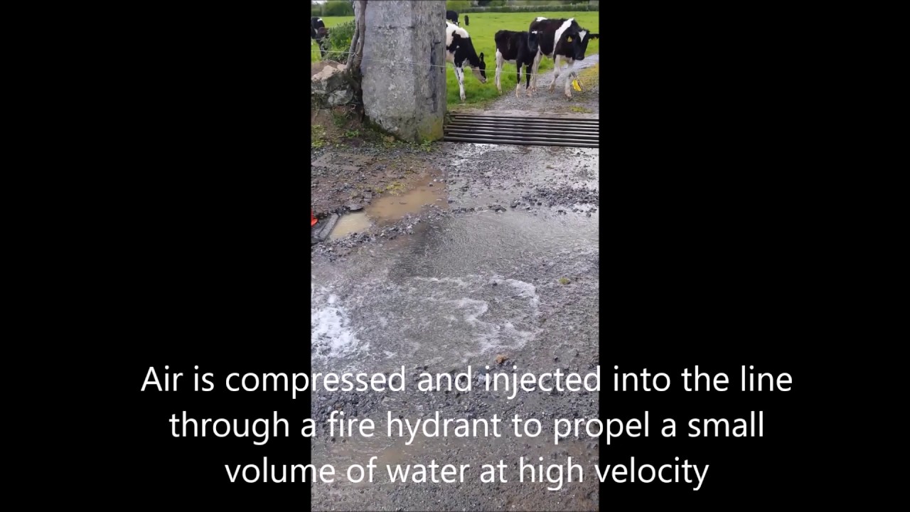Air Scouring of Water Mains - YouTube