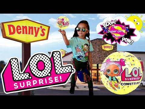 L.O.L. Surprise! Confetti Series 3 and Pancakes? - The Super Girls Have Fun and Unbox New LOL Dolls