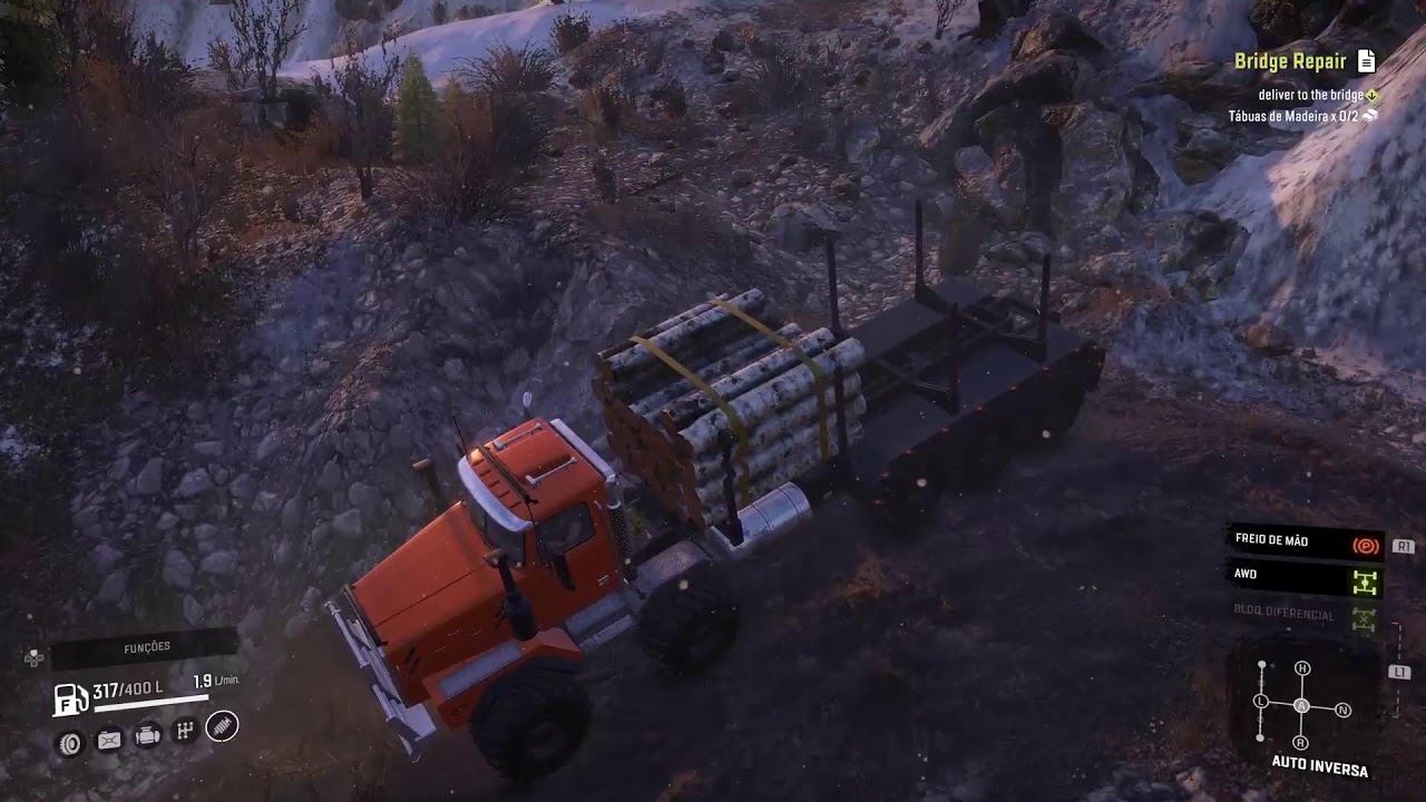 Snow Runner PS5 Mapa Mod Lake Coap América do Norte Region Parte 42 ...