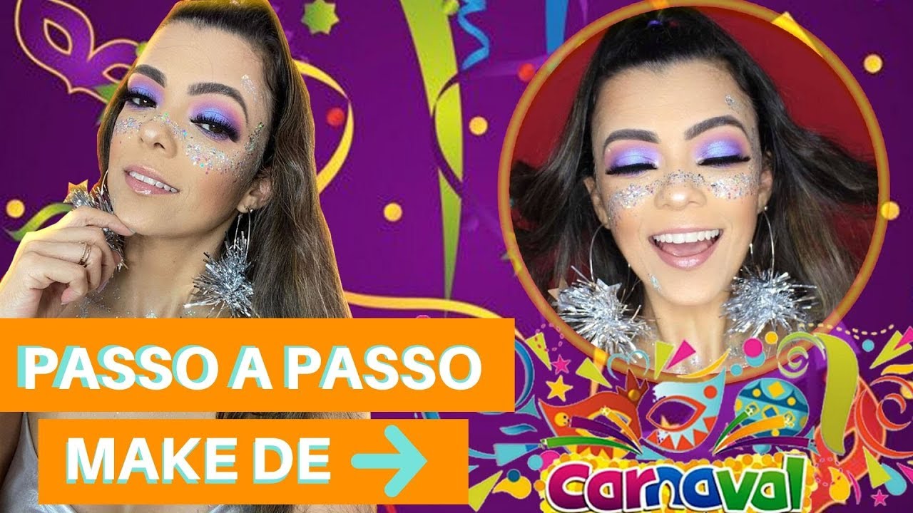 A make mais fácil de carnaval que você já viu - YouTube