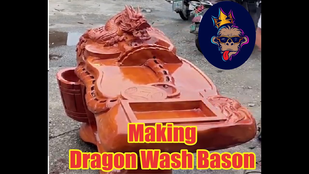 Making Dragon Wash Bason - YouTube