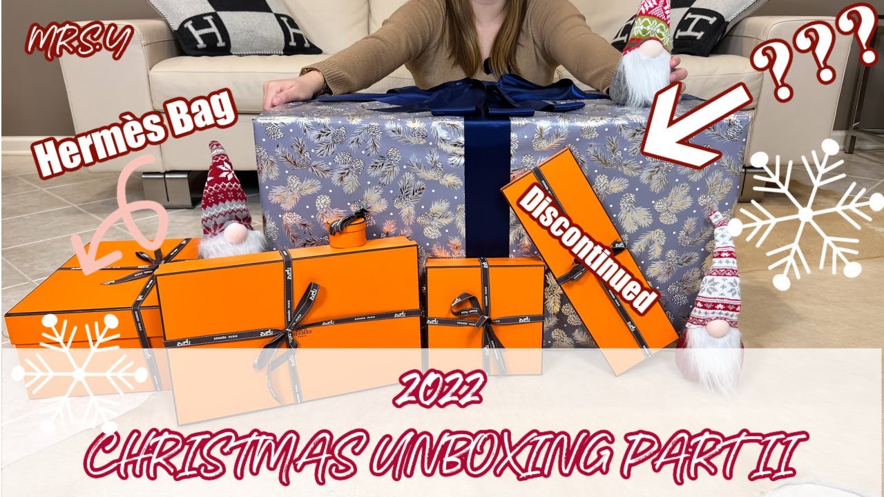 2022 CHRISTMAS UNBOXING PART 2 | HERMÈS BAG UNBOXING | DISCONTINUED ...
