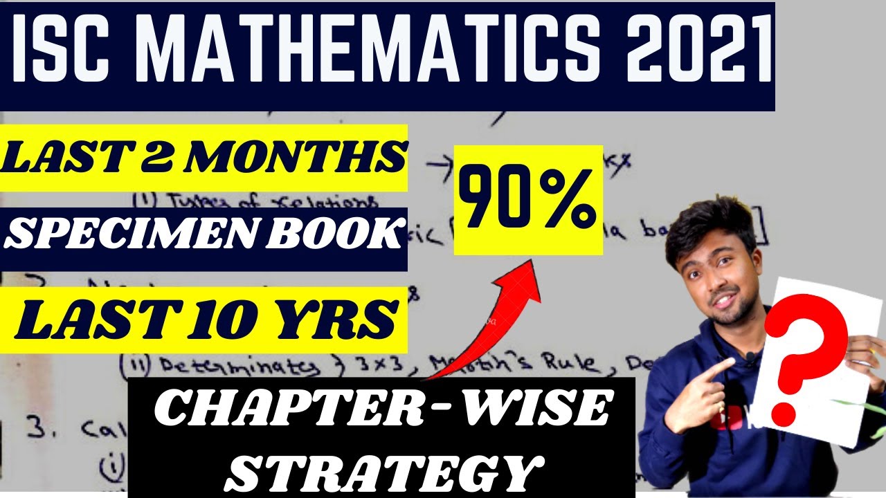 ISC Mathematics 2021 | Topic-wise analysis | Handbook (2009-2020 ...