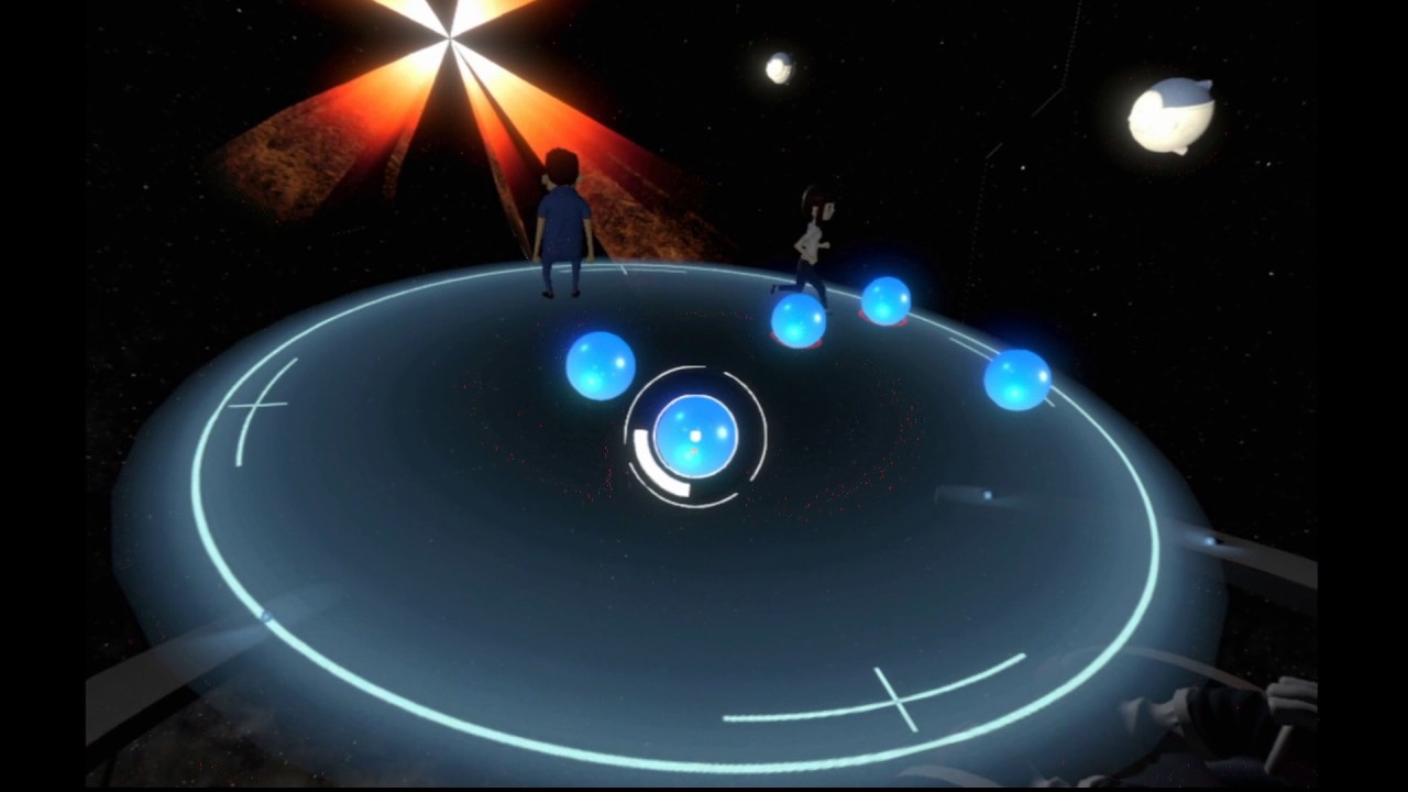 コニカミノルタプラネタリウム、集団体験型VR施設「VirtuaLink」デモ - YouTube