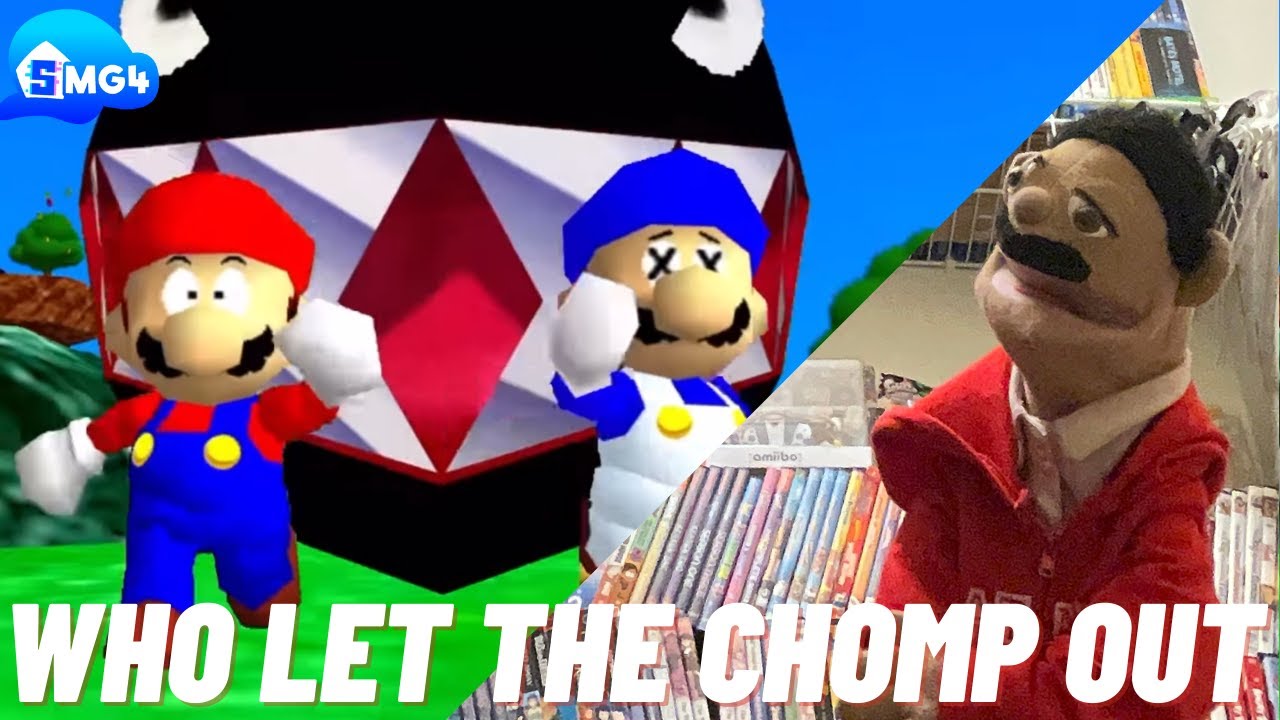 SMG4 Remastered64: WHO LET THE CHOMP OUT Reaction (Puppet Reaction ...