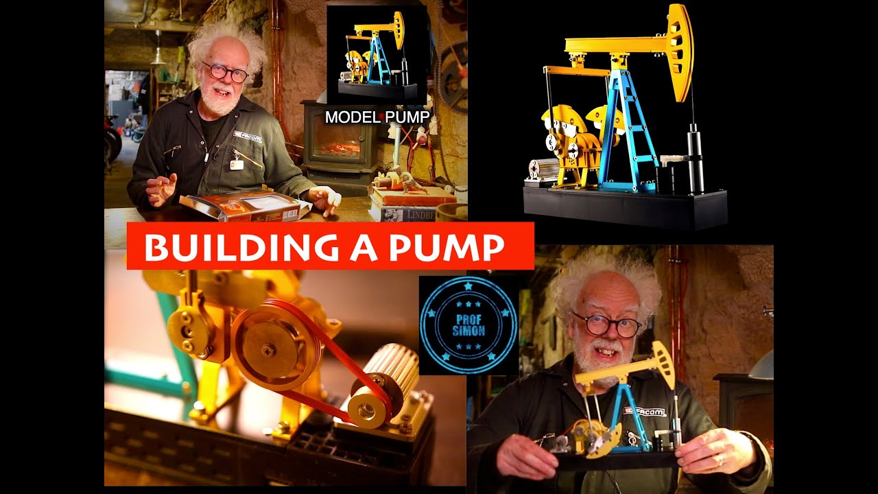 Building a Model Oil Pumpjack - Prof Simon - YouTube