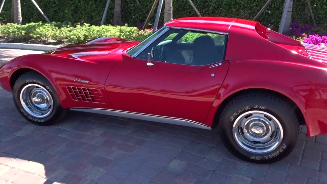 1971 Corvette Red - YouTube