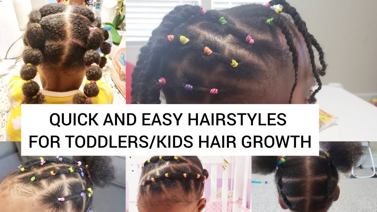 Cute Quick And Easy Kids' Hairstyles For Beginners: For Babies, Todders ...