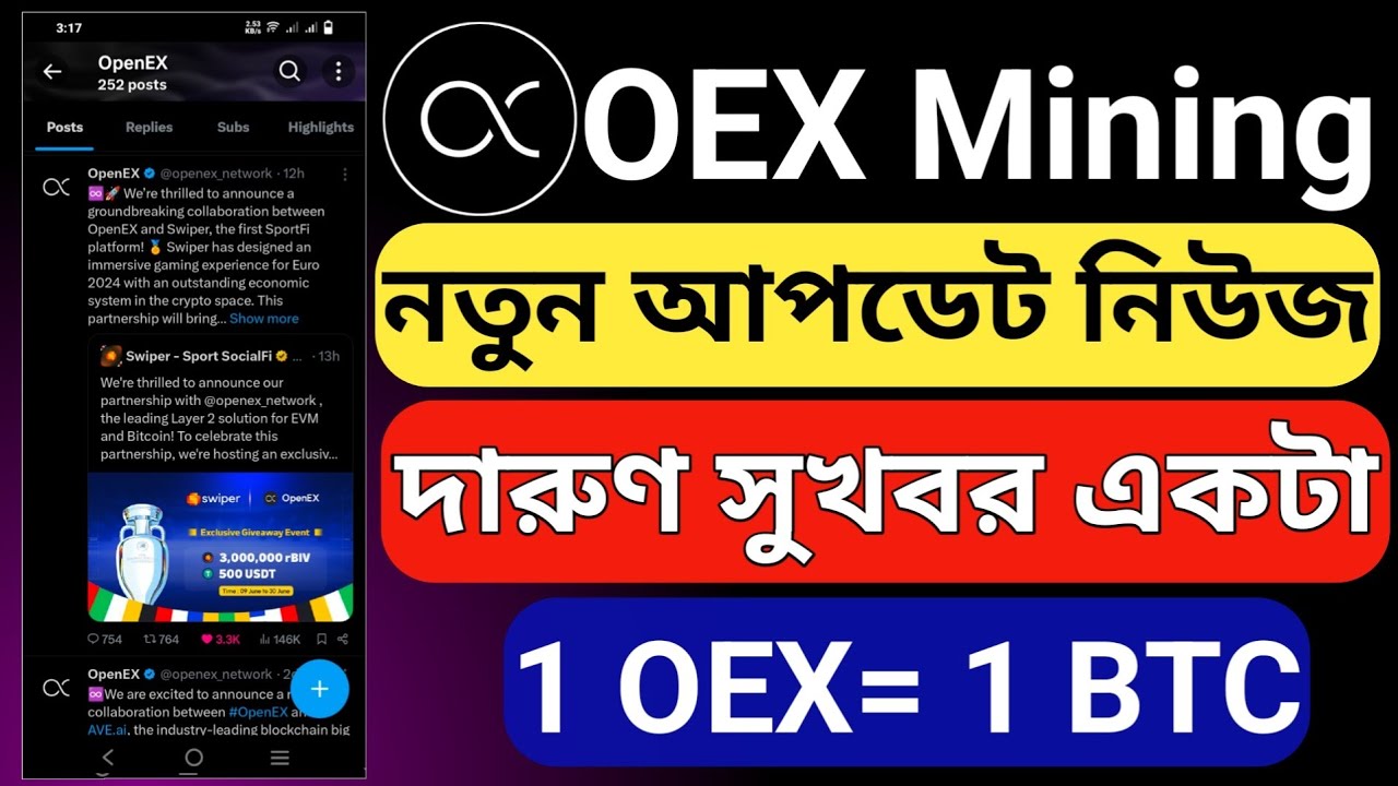 OEX Update Satoshi New Update Satoshi OEX Mining OEX Mining Satoshi App ...