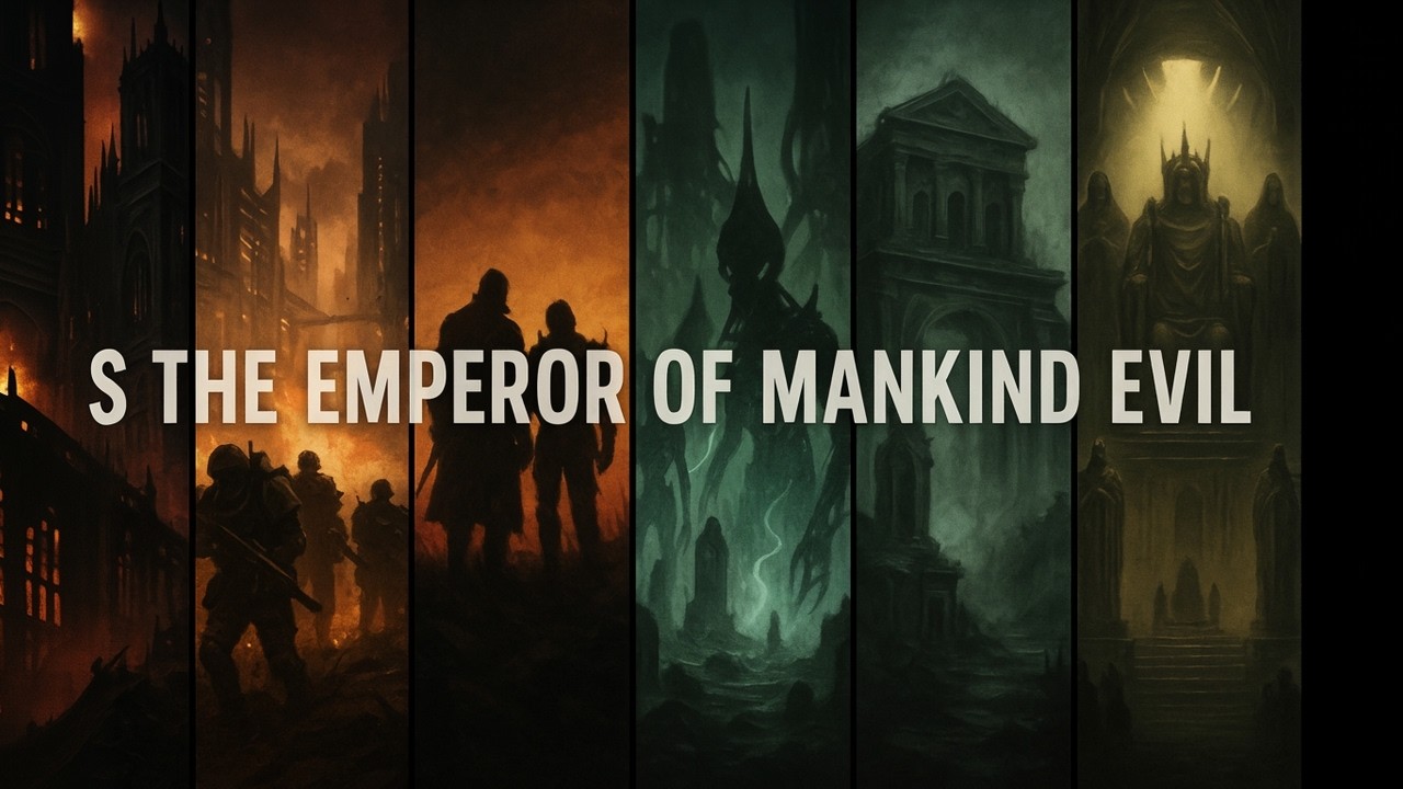 IS THE EMPEROR OF MANKIND ACTUALLY EVIL - WARHAMMER 40K LORE - YouTube