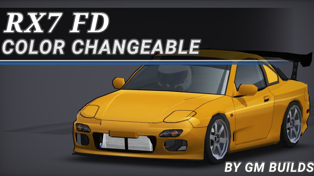 RX7 FD (COLOR CHANGEABLE) BY GM BUILDS - YouTube