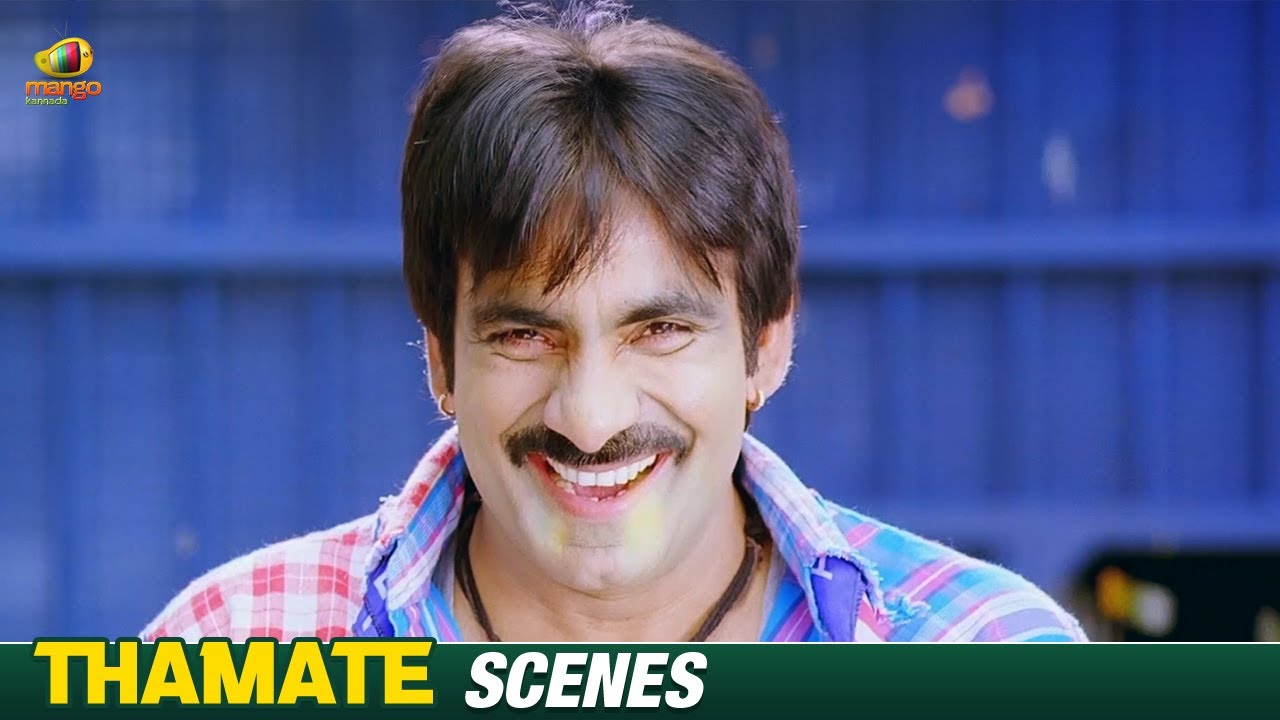 Thamate Kannada Comedy Action Movie Scene | Ravi Teja | Taapsee ...