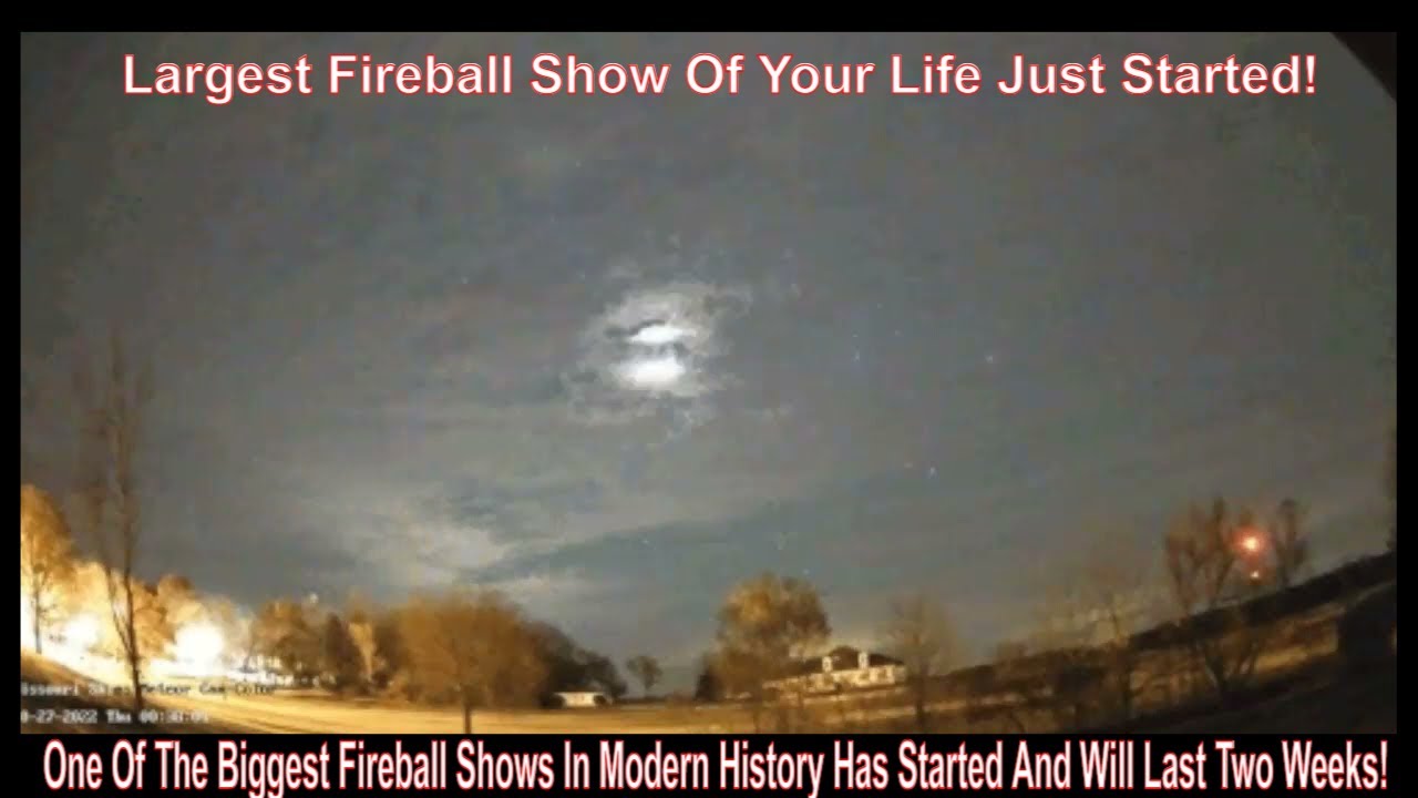 One Of The Biggest Fireball Shows In Modern History Has Started And ...