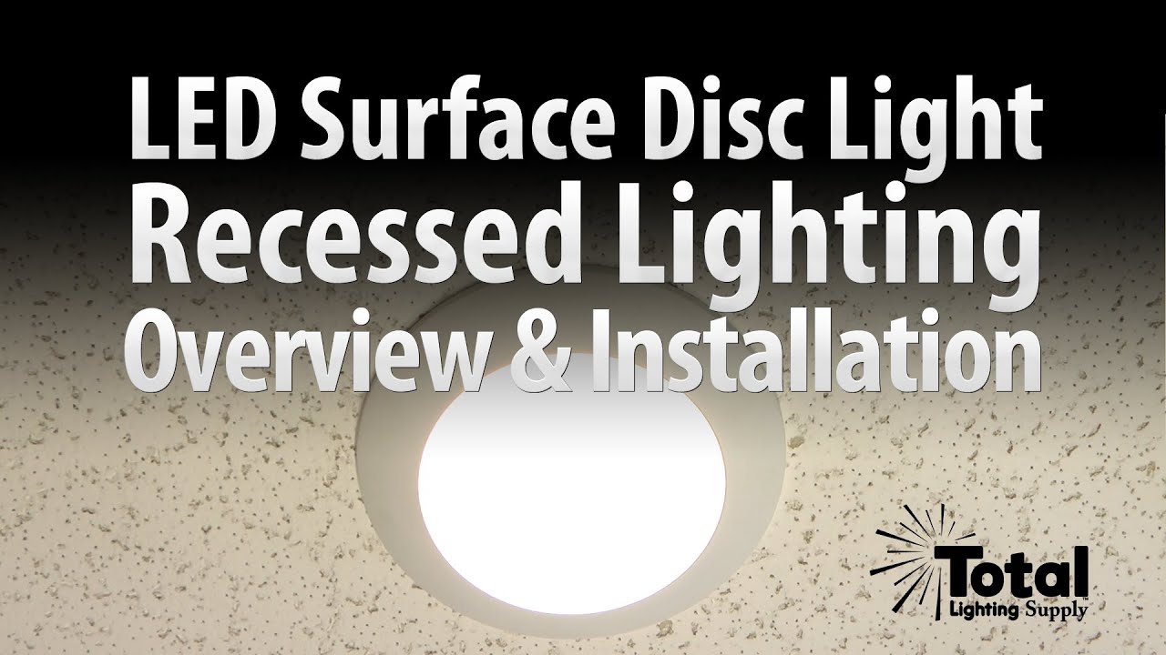 Sylvania LED Disc Light for Recessed Surface Lighting Overview ...