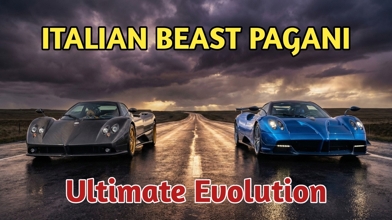 Pagani Evolution 1999–2027 | Every Hypercar on One Endless Highway ...