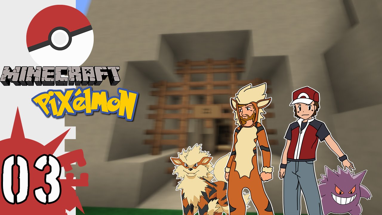 Let's Play Pixelmon Johto Region – Episode 03 – The Dark Cave! - YouTube