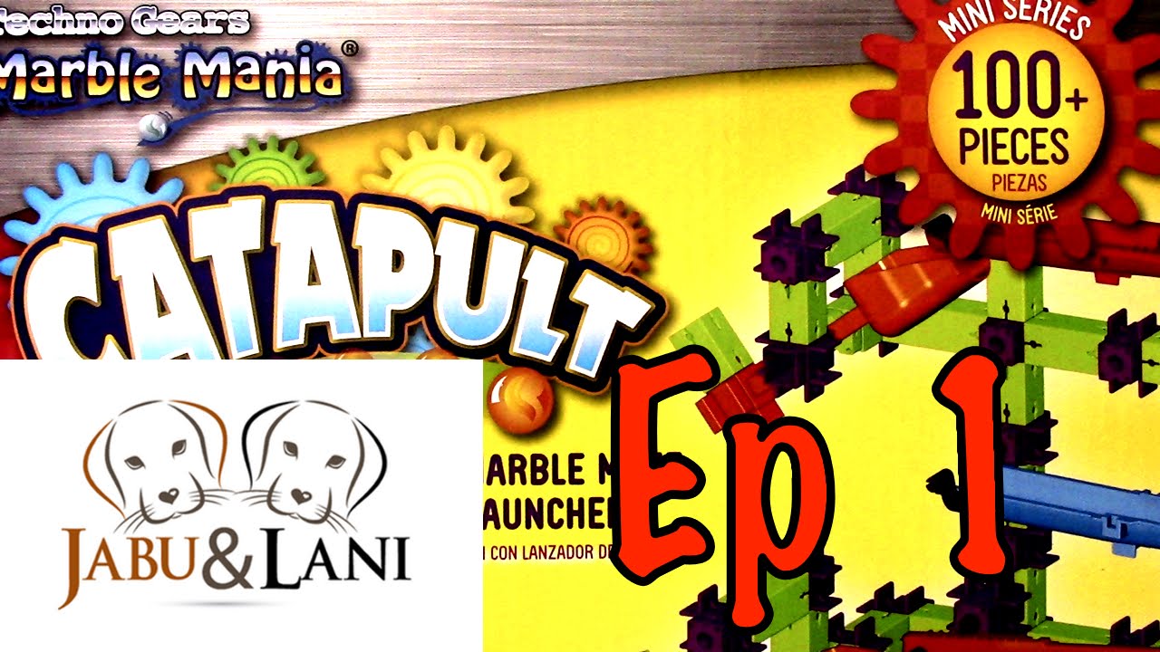 Ep 1 Catapult Marble Mania Spring Loaded Marble Launcher Building Kit ...