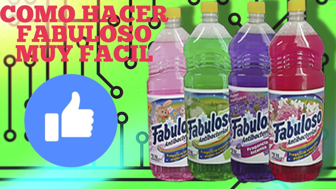 Como preparar fabuloso limpiador multiusos - YouTube