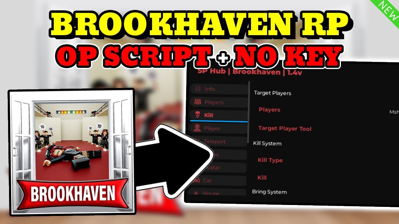 *NEW* Brookhaven RP OP Script (TELEPORT, KICK, BRING PLAYERS, TROLL PLAYERS) PASTEBIN - YouTube