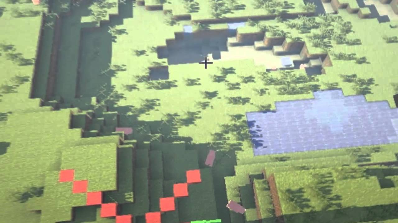 Minecraft trick-shots EP.2 "From the sky" - YouTube