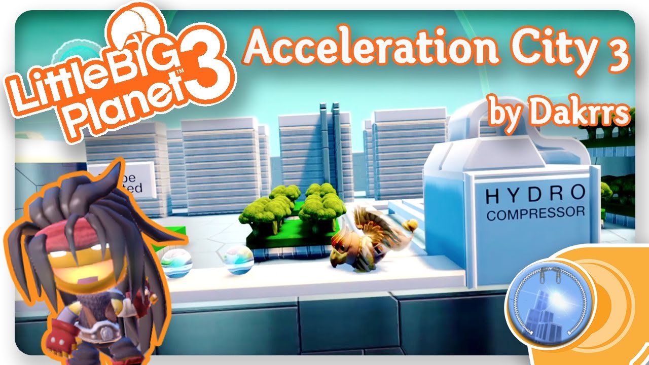ACCELERATION CITY 3 | LITTLEBIGPLANET 3 Community Level - YouTube