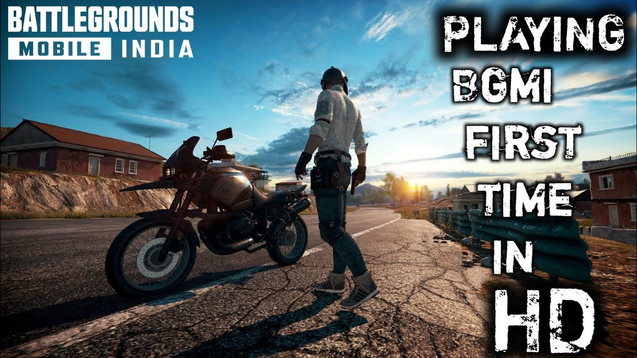 Playing BGMI First Time In HD High Graphics - YouTube