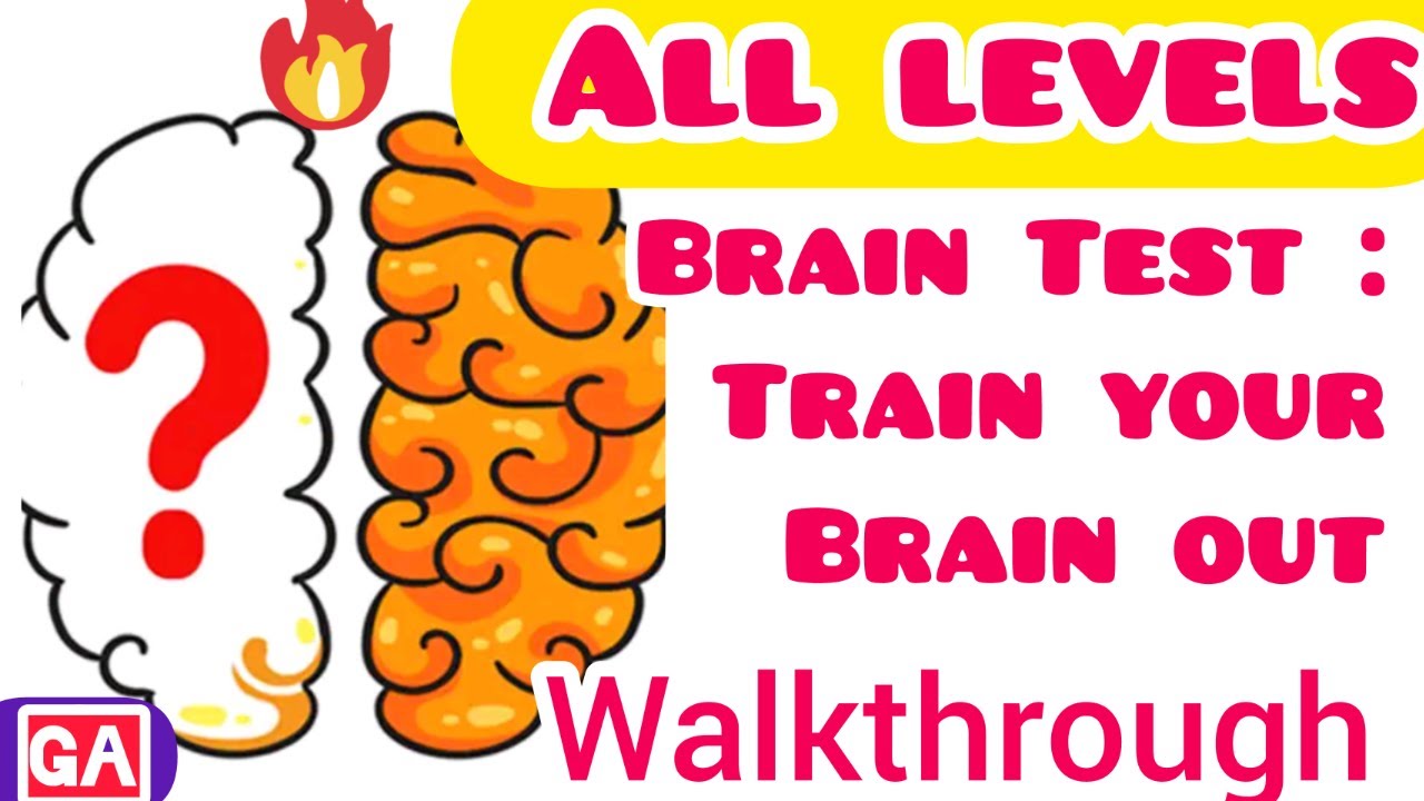 Brain test Train your brain out all levels walkthrough || Brain out ...