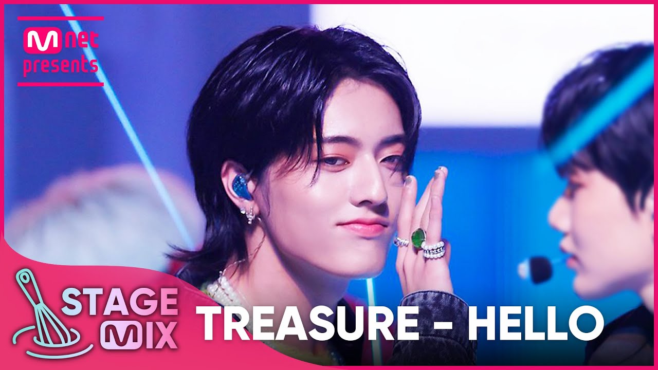 [교차편집] 트레저- HELLO (TREASURE 'HELLO' StageMix) - YouTube