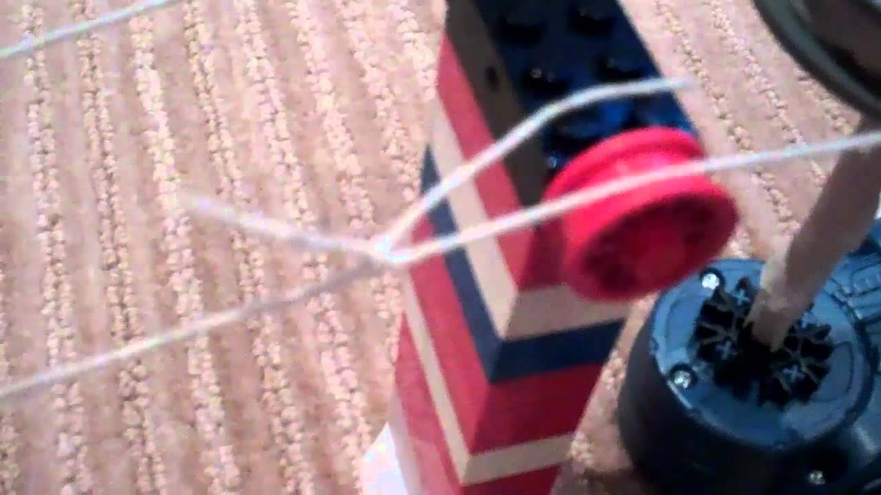 model ski lift with turn - YouTube