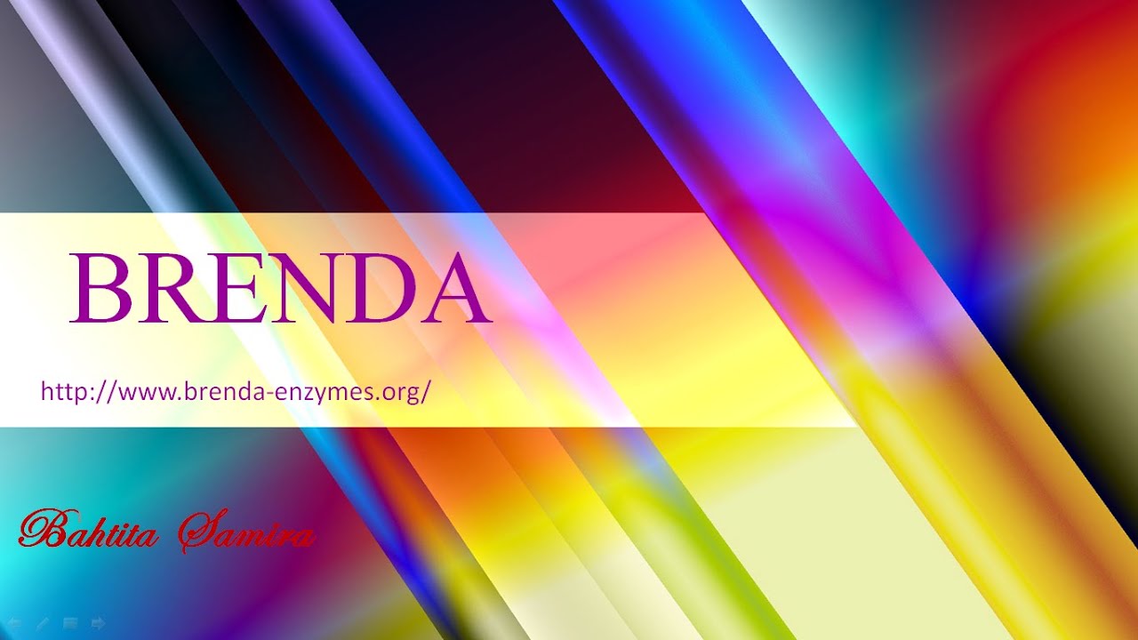 Enzymes data base -BRENDA - YouTube