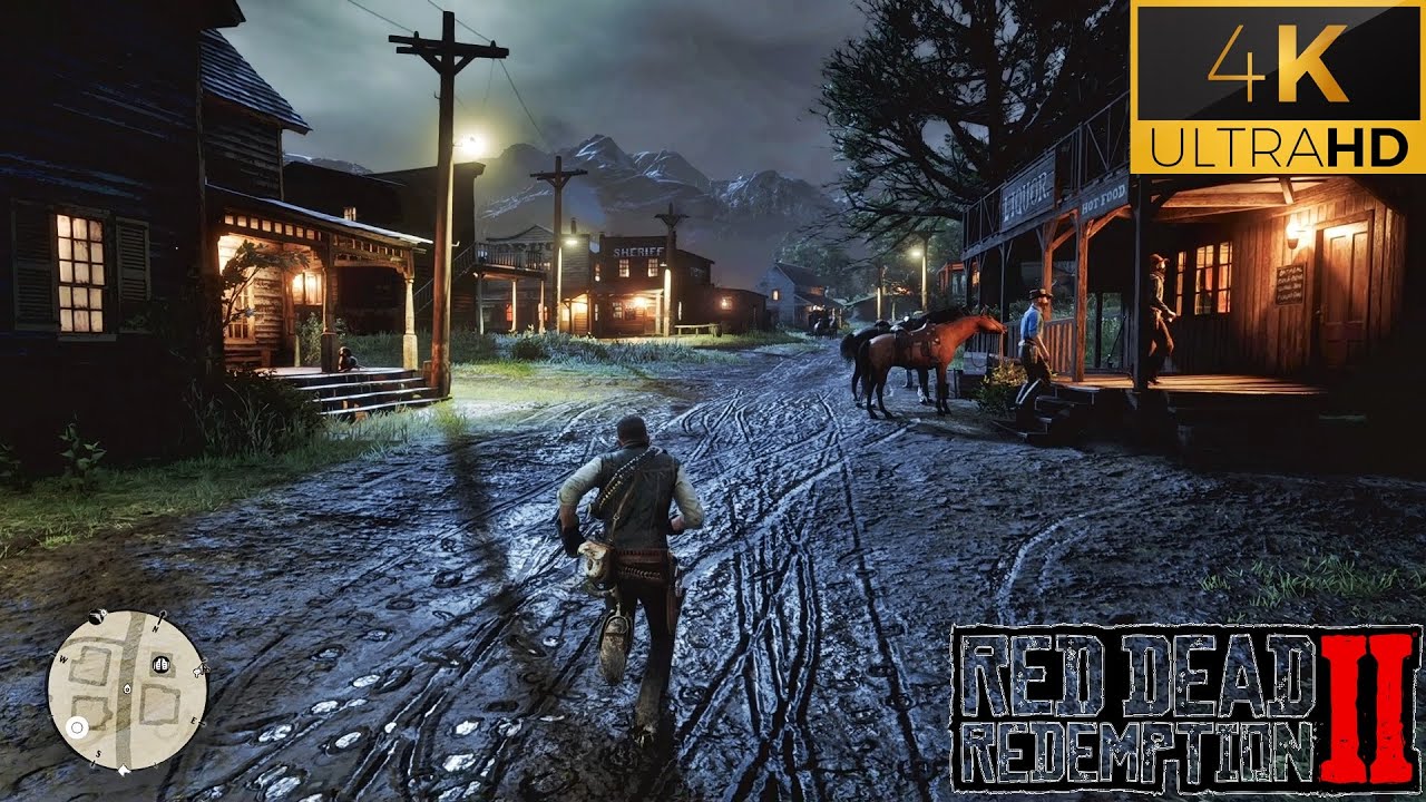 Red Dead Redemption 2 Freeroam Gameplay 4K HDR @ Ultra Max Settings ...