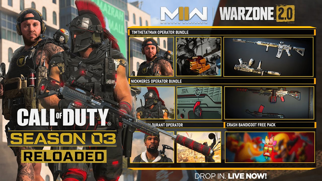 NEW TimTheTatman & NICKMERCS OFFICIAL Operator Bundles SHOWCASE! (MW2 ...