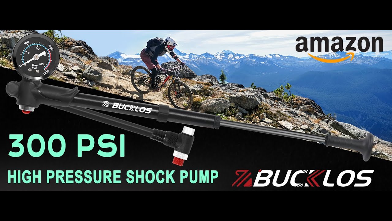 BUCKLOS 300psi Shock Pump | High Pressure, Fast Inflation & Precision ...