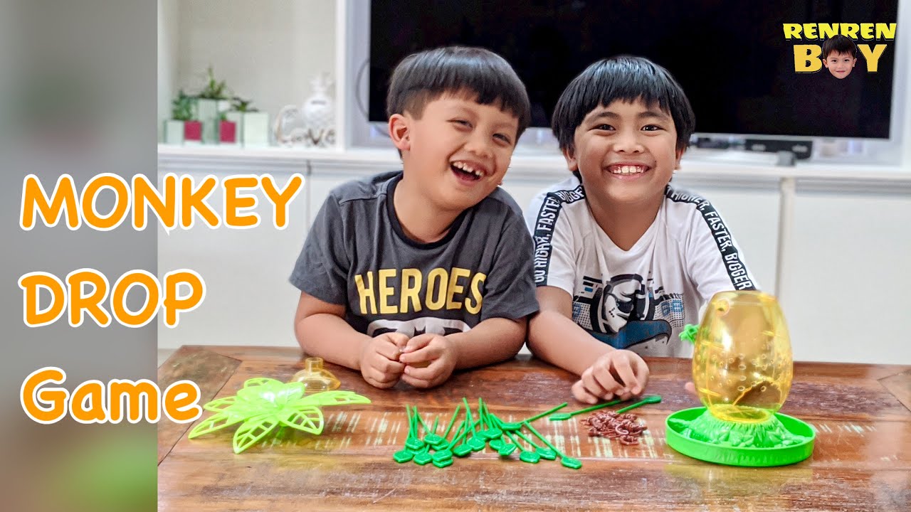 JOGO SEGURA MACACO | Monkey Drop Game | Introducing kuya John John ...