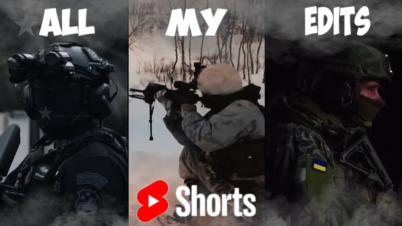 All of My Military Edits Pt.2 - YouTube