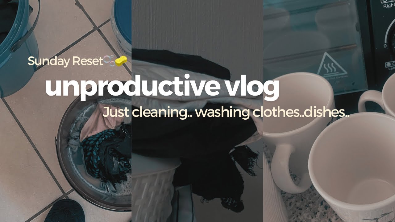 A UNPRODUCTIVE SUNDAY | CLEAN WITH ME - YouTube