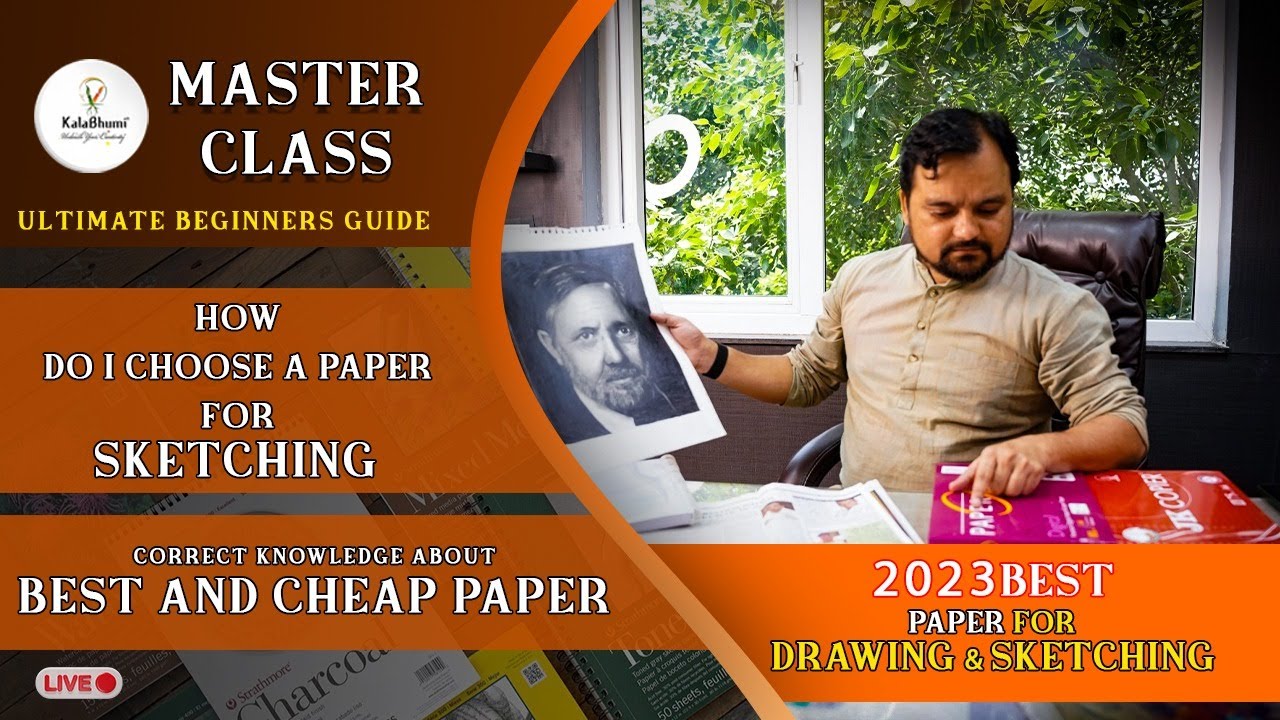 best paper for sketching & drawing, Online master class. drawing paper ...
