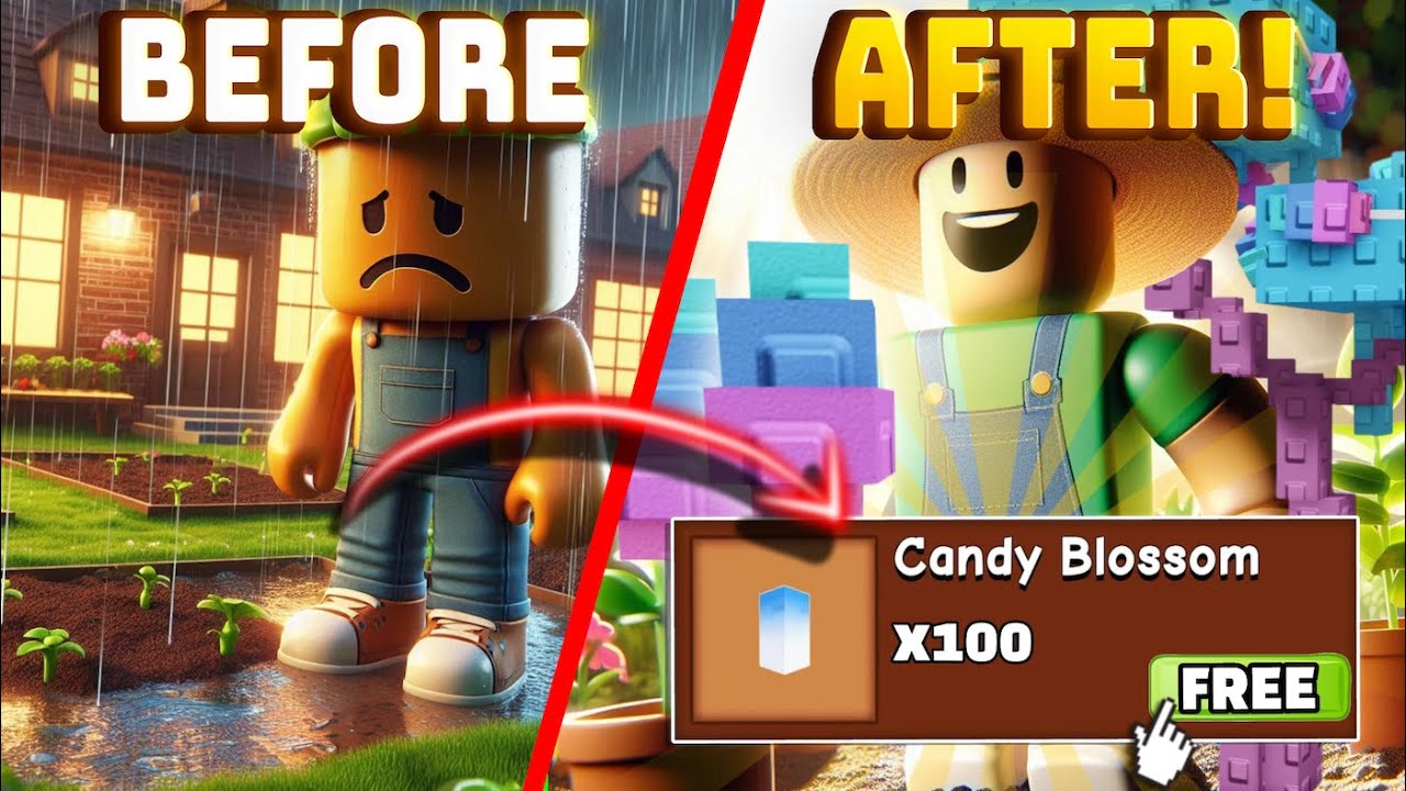 NEW GROW A GARDEN ROBLOX CODES FOR FREE CANDY BLOSSOM | HOW TO GET ...