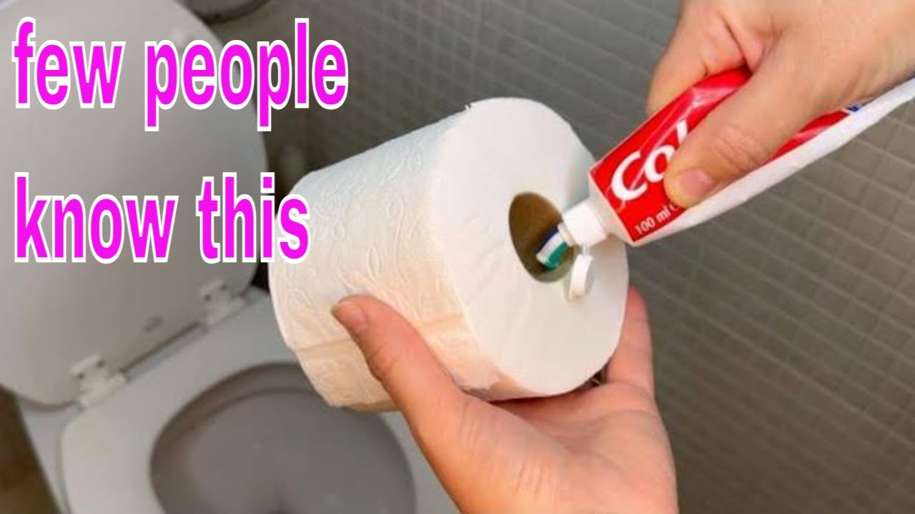 Put Toothpaste on your Toilet Paper and you will NOT use it again in ...