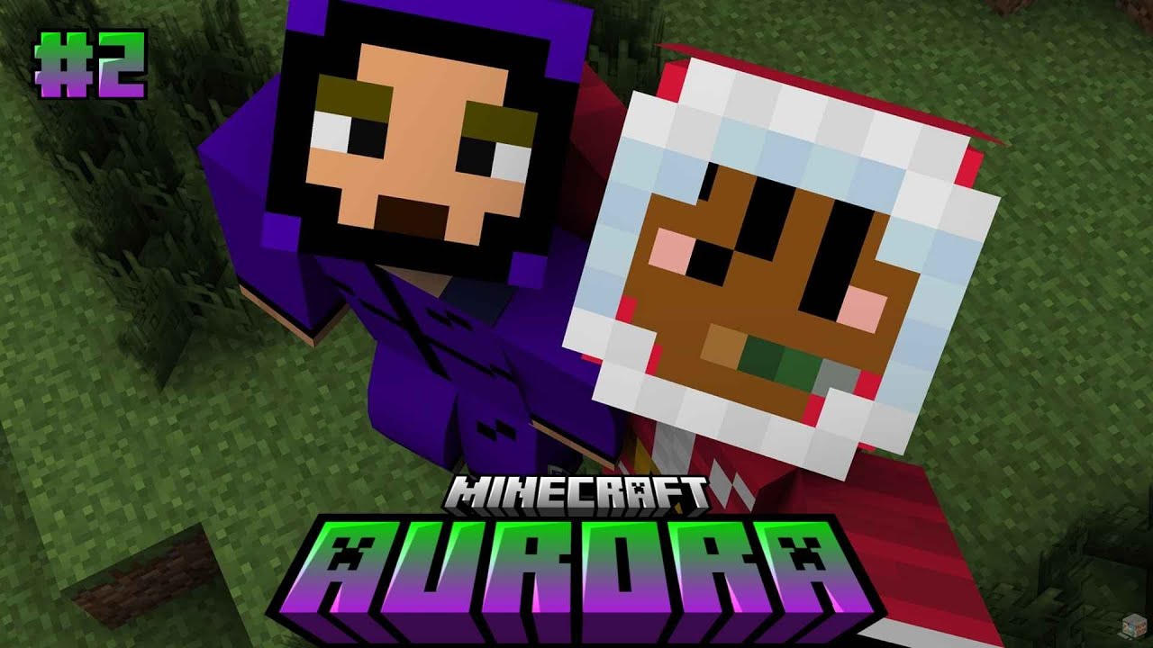 THE OLD DUO IS BACK Minecraft Aurora #2 LIVE - YouTube