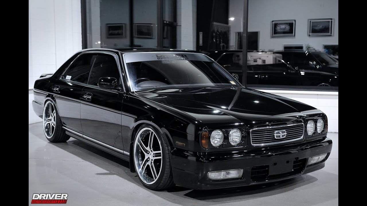JDM RHD Nissan Gloria Y32 VIP - YouTube