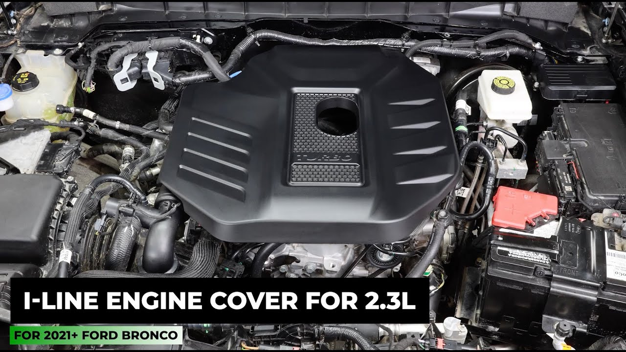 IAG I-Line Engine Cover for 2 3L 2021+ Ford Bronco - YouTube