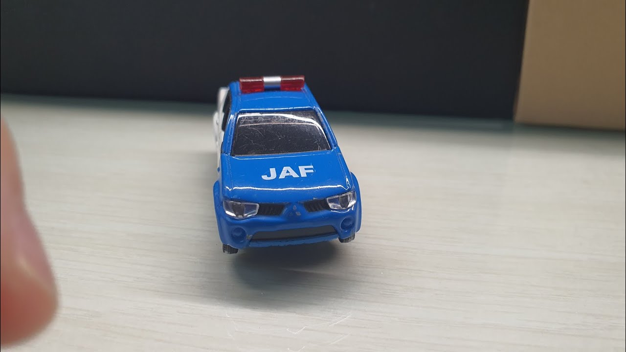 토미카 미쓰비시 트라이톤 jaf 경찰 트럭 93 TOMICA MITSUBISHI TRITON JAF POLICE TRUCK 93 ...