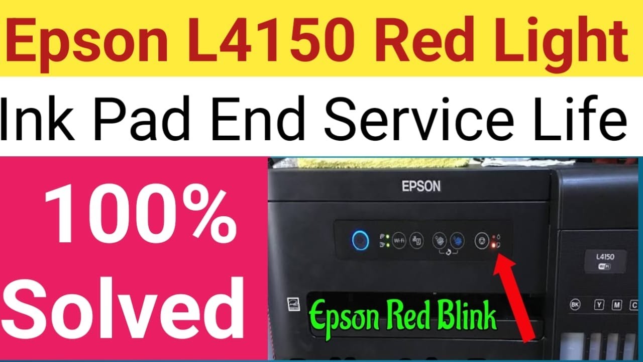 L4150 Epson printer resetter | epson l4150 adjustment program free download | epson l4150 red ...