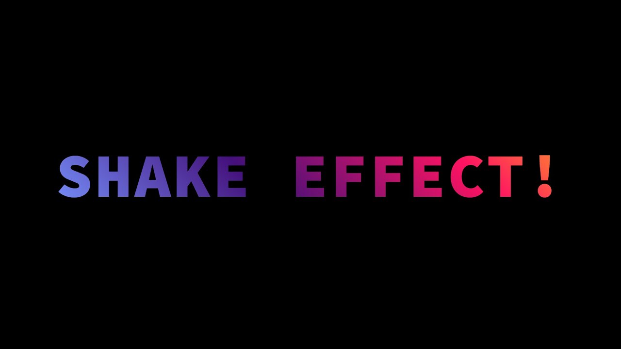 Shake Effect Using Html And Css 2020 Youtube
