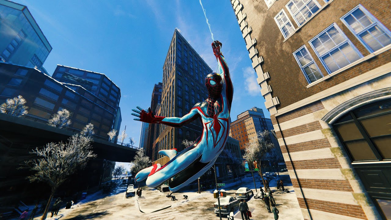 Spider-Man Miles Morales - Free Roam Web Swinging & Combat Gameplay PS5 ...
