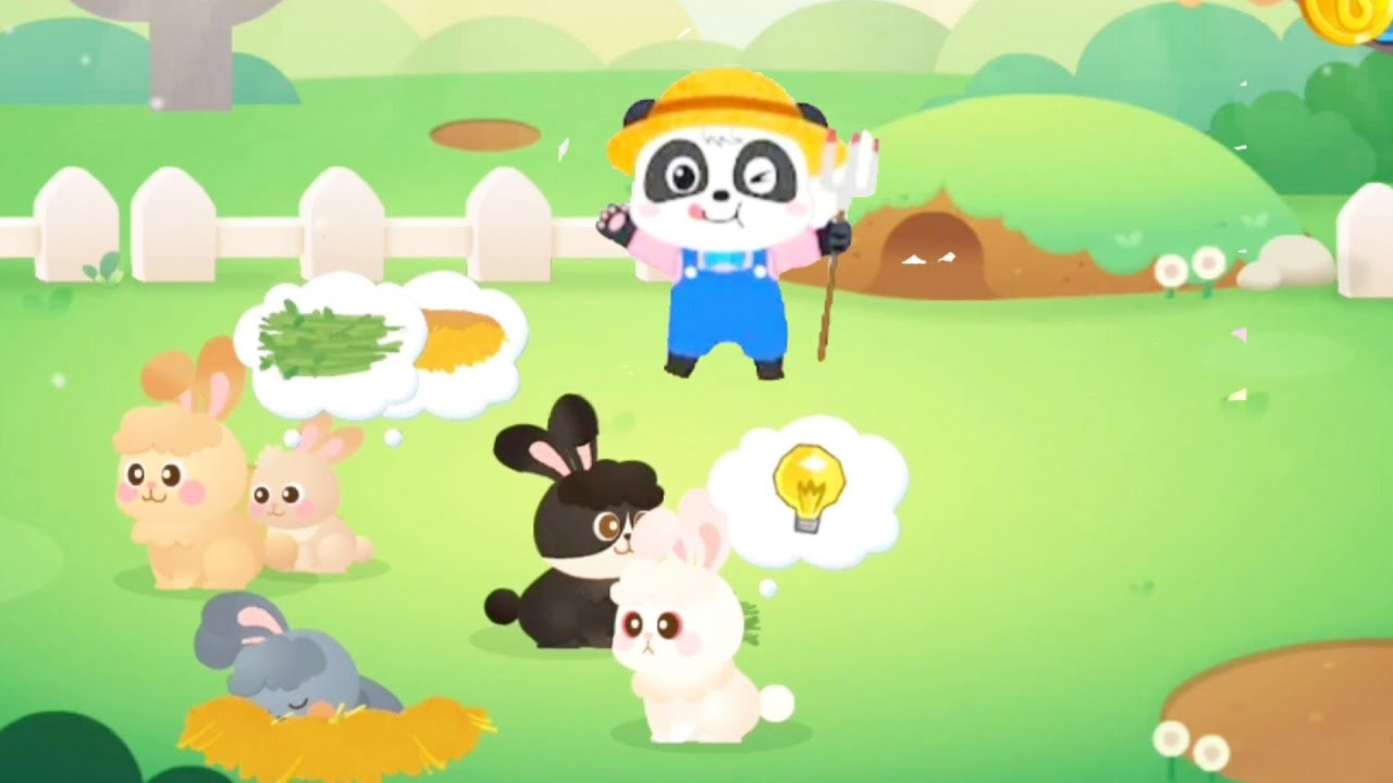 Pelihara Kelinci, Game Baby Bus - YouTube